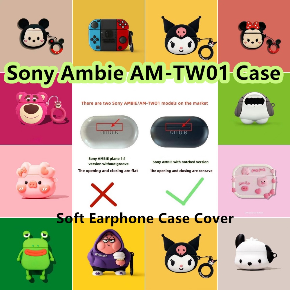 พร้อมส่ง!นําไปใช้กับ Ambie AM-TW01 เคส Case เคสหูฟัง ซีรีส์การ์ตูน ...
