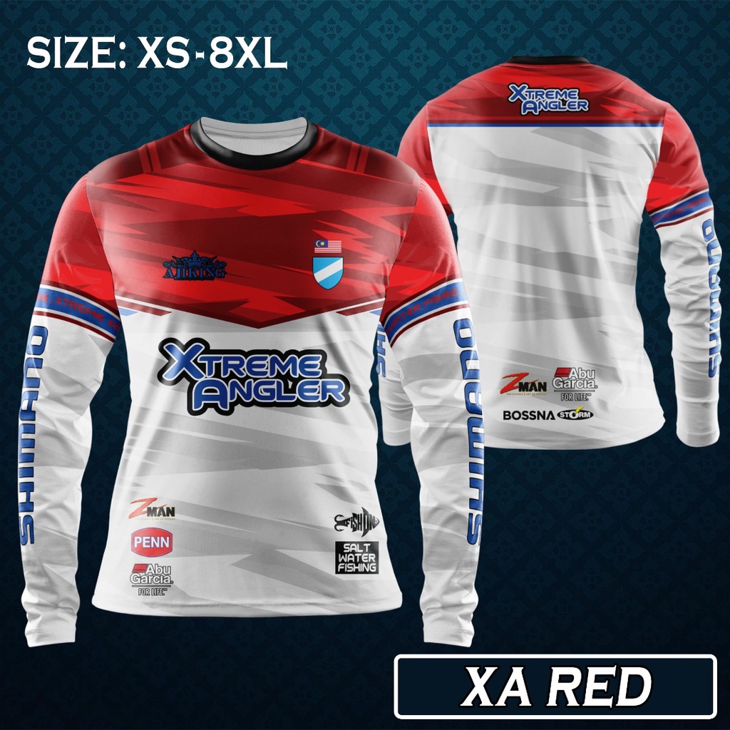 เสื้อยืด Baju Pancing EXTREME ANGLER FIShing Edition | ชุดตกปลา กัน UV ...