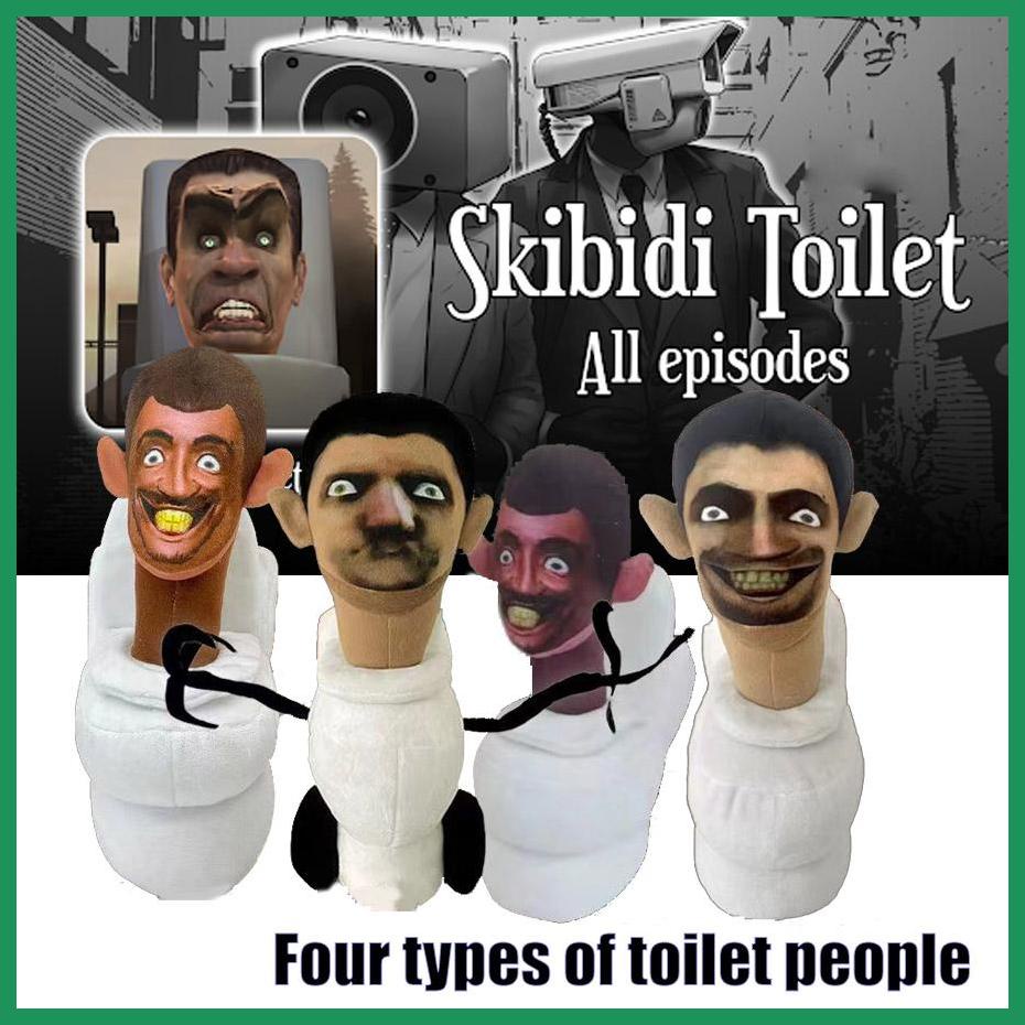 Toilet Man VS Monitor Skibidi Toilet ตุ๊กตาของเล่นตุ๊กตาคนเข้าห้องน้ำ ...