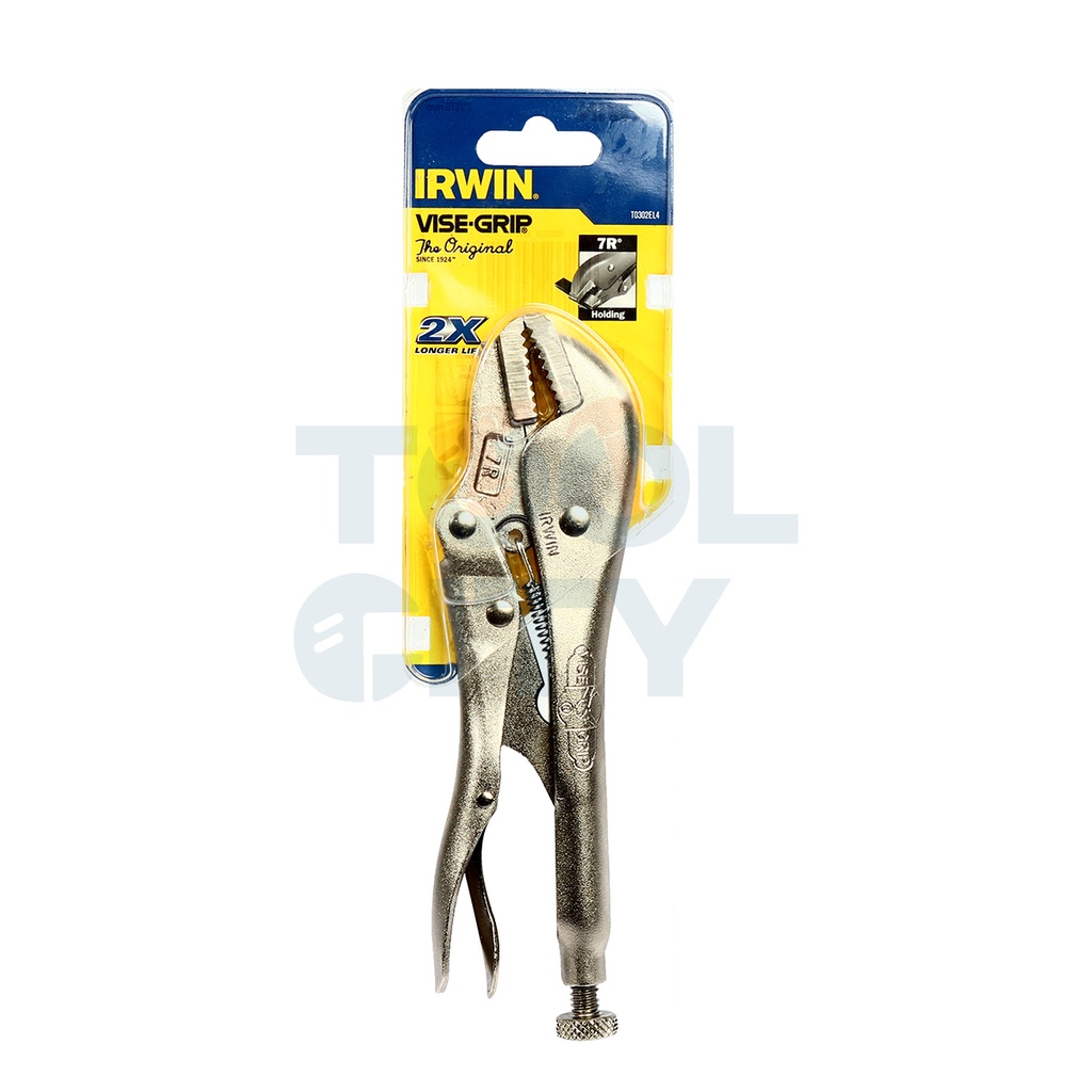 IRWIN (เออร์วิ่น) 7R คีมล็อคปากตรง ขนาด 7 นิ้ว | Shopee Thailand