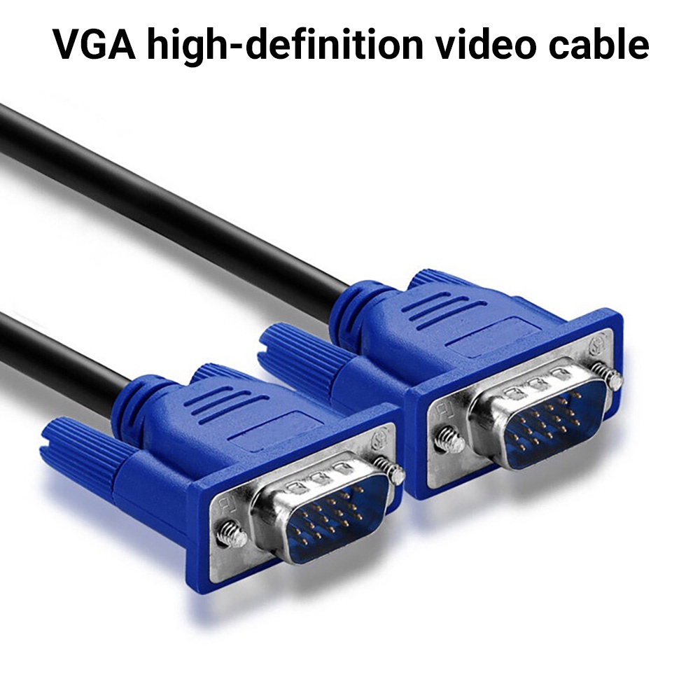 VGA Cable สายต่อจอ 1.1M/3M HD จอคอ สายจอคอมพิวเตอร์ | Shopee Thailand