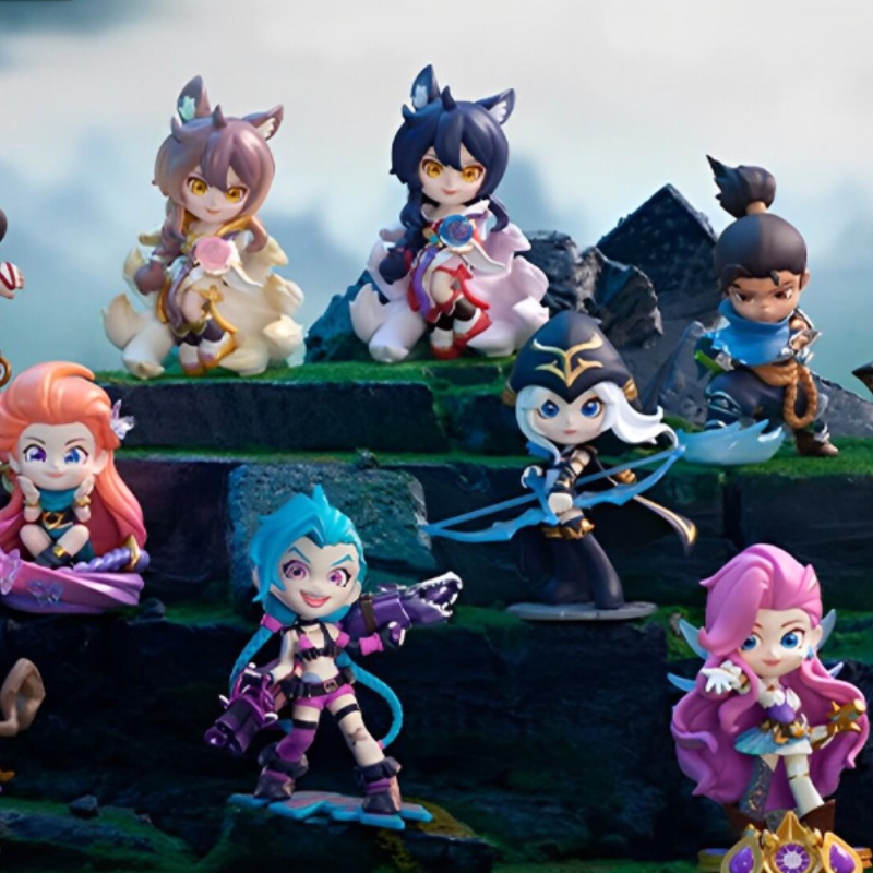 POPMART LOL League Of Legends ตัวละครคลาสสิก กล่องตาบอด สไตล์ที่เลือก ...