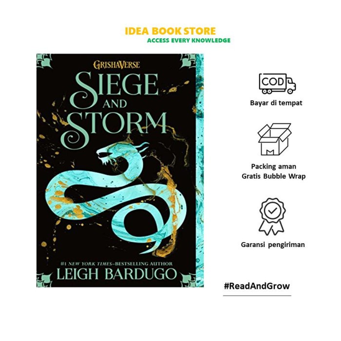 Siege And Storm - Leigh Bardugo (ภาษาอังกฤษ) | Shopee Thailand