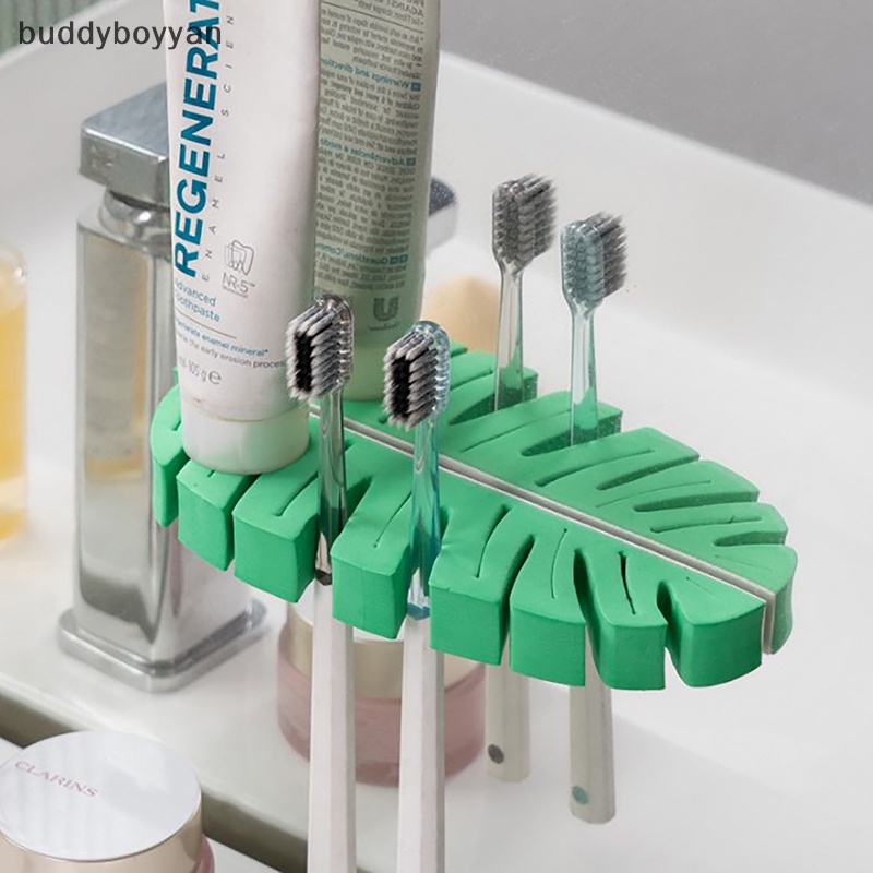 Bbth ชั้นวางแปรงแต่งหน้า แบบติดผนัง มีกาวในตัว 6 กิ่ง | Shopee Thailand