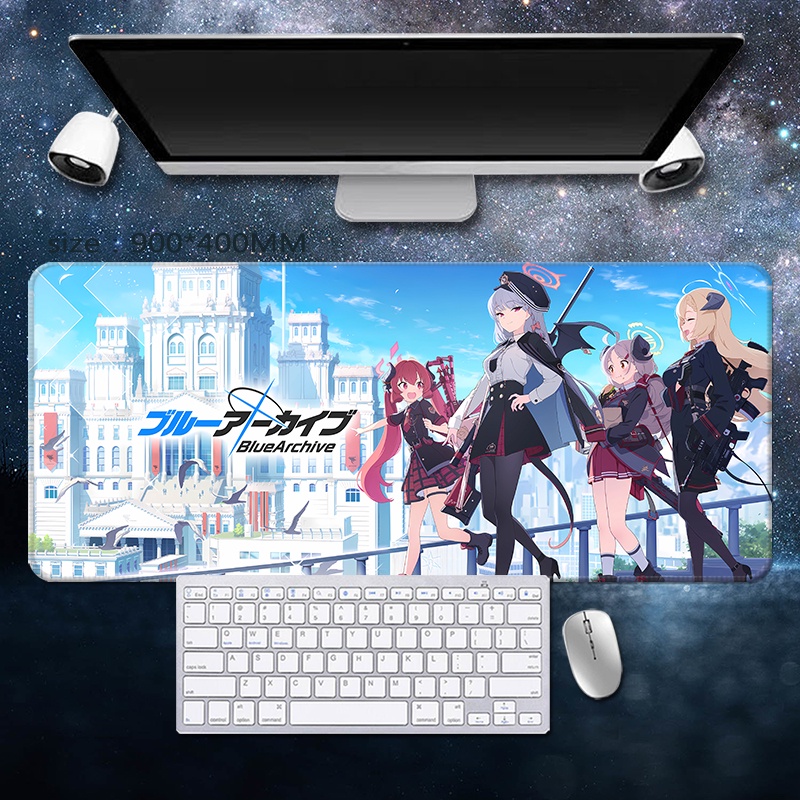 Blue Archive mouse pad oversized sorasaki hina/Misono Mika/Sunaōkami ...
