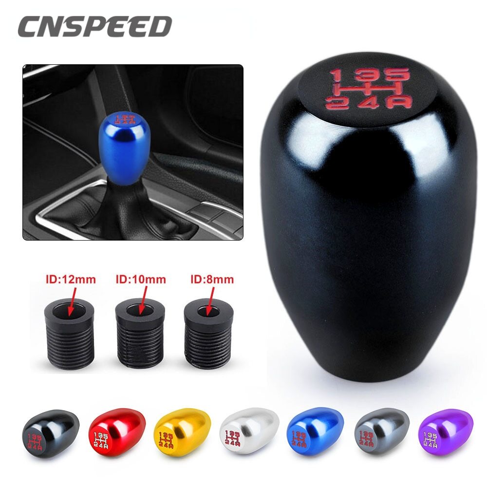 อลูมิเนียม Universal Racing 5 ความเร็วรถเกียร์ Shift KNOB JDM สำหรับ ...