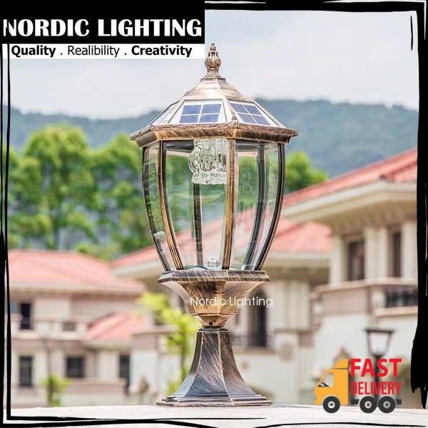 ไฟพลังงานแสงอาทิตย์สําหรับสวนกลางแจ้งกันน้ํา LED โคมไฟพลังงานแสงอาทิตย์ ...