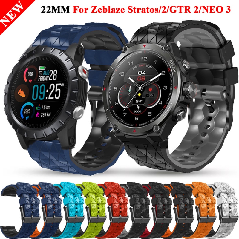 สายนาฬิกาข้อมือ 22 มม. แบบเปลี่ยน สําหรับ Zeblaze Stratos Stratos 2 Zeblaze NEO 3 GTR 2 | Shopee ...