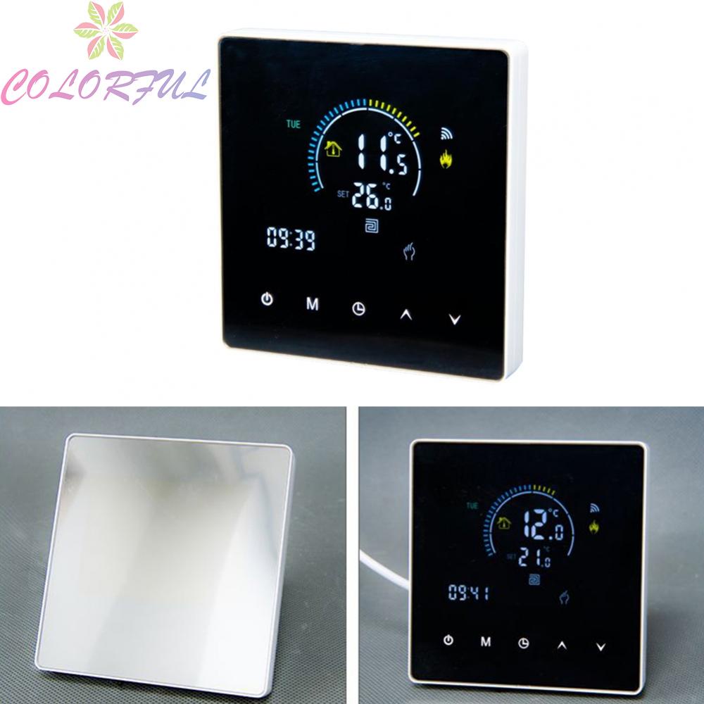 【COLORFUL】Thermostat Digital LCD Controller Plastic Material Temperature Controller | Shopee ...