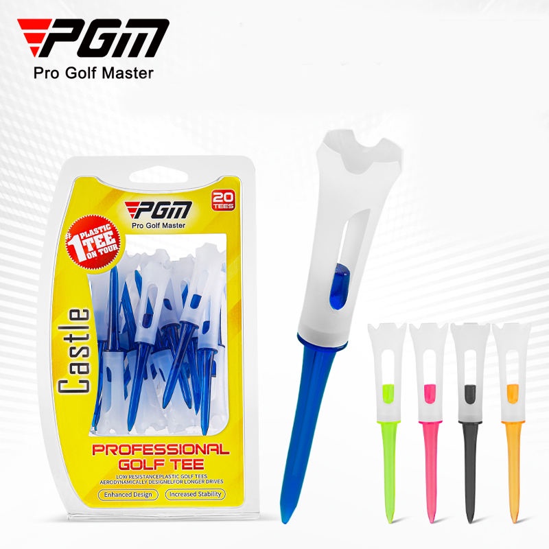 PGM 4 กรงเล็บพลาสติกกอล์ฟที่นั่งตั้ง 20 ชิ้นหนึ่งกล่องทนทานกอล์ฟที่นั่ง ...