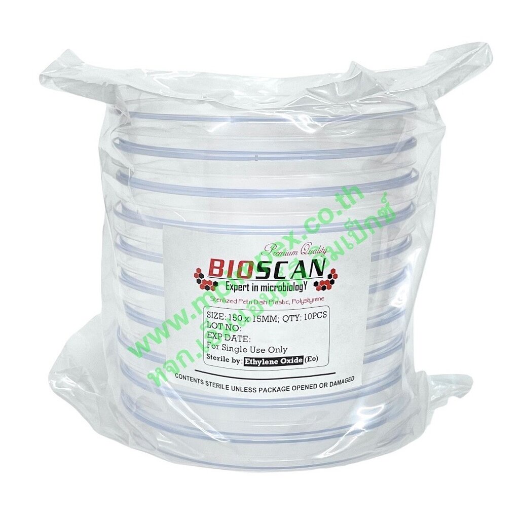 BioScan™ *ผู้นำเข้าเลิกจำหน่าย จานเพาะเชื้อพลาสติก, 150x15 มม. | Shopee ...