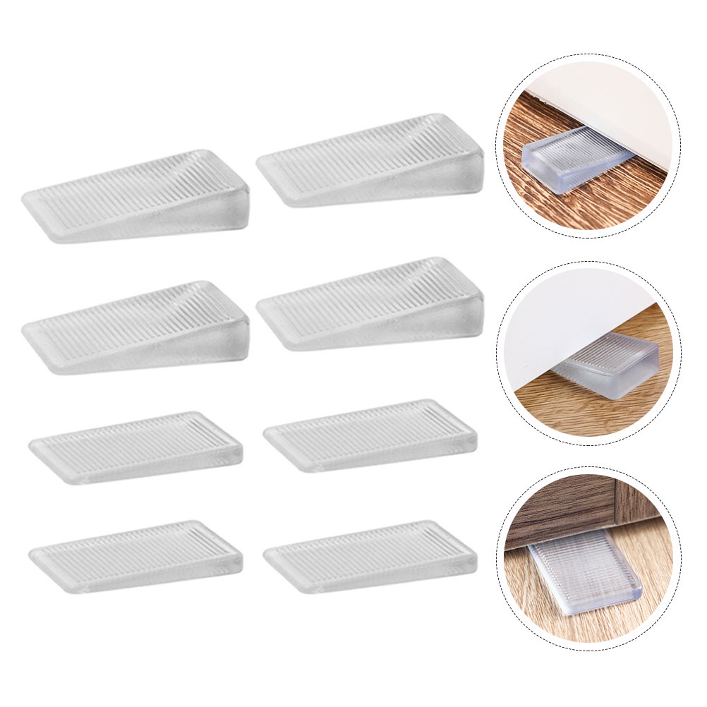 Doorstop Stopper Shims Furniture Non Levelers Holder Stops Flexible ...