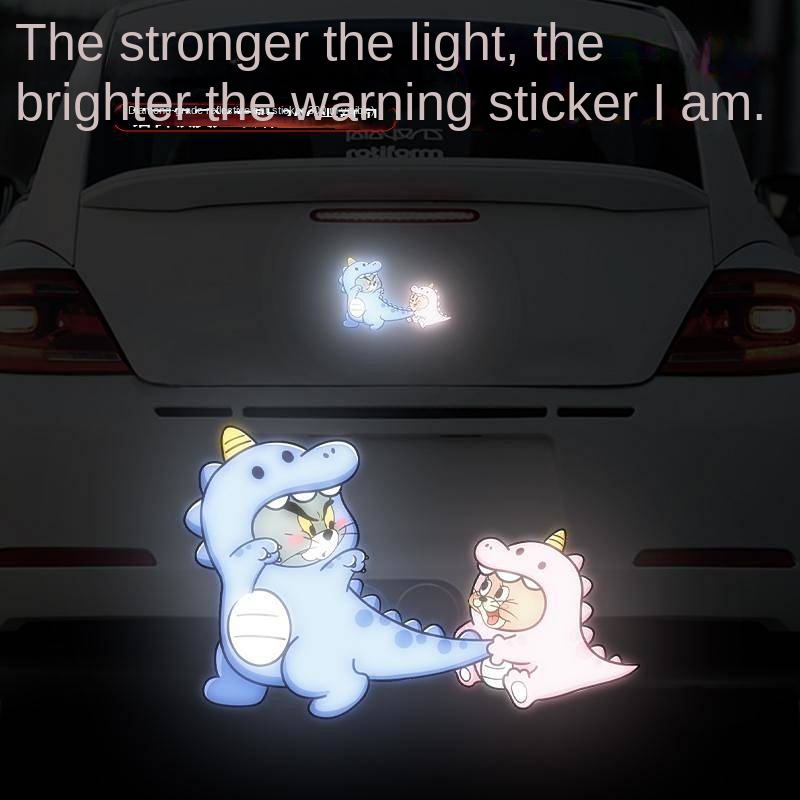 Bumper Stickers Cat and Mouse E-Bike Stickers Bumper Stickers Cartoon ...