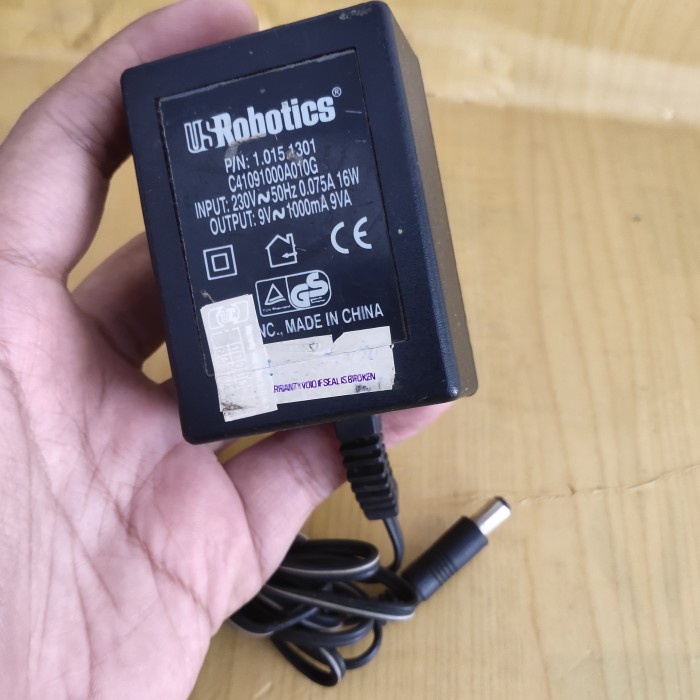 อะแดปเตอร์ us robotics 9v 1000mA P/n 1.015.1300b | Shopee Thailand