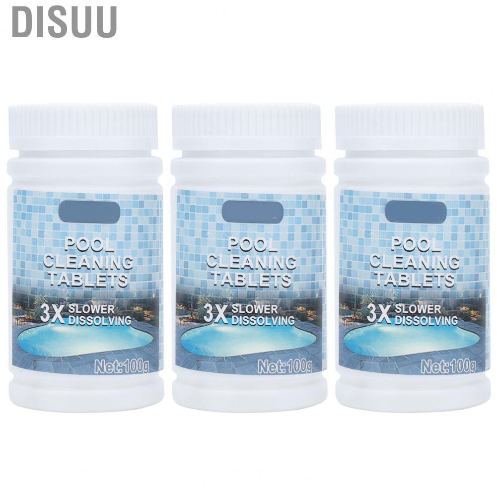 Disuu Chlorinated Tablets 3 Bottle Effervescent Tablet Safe for Spa for ...