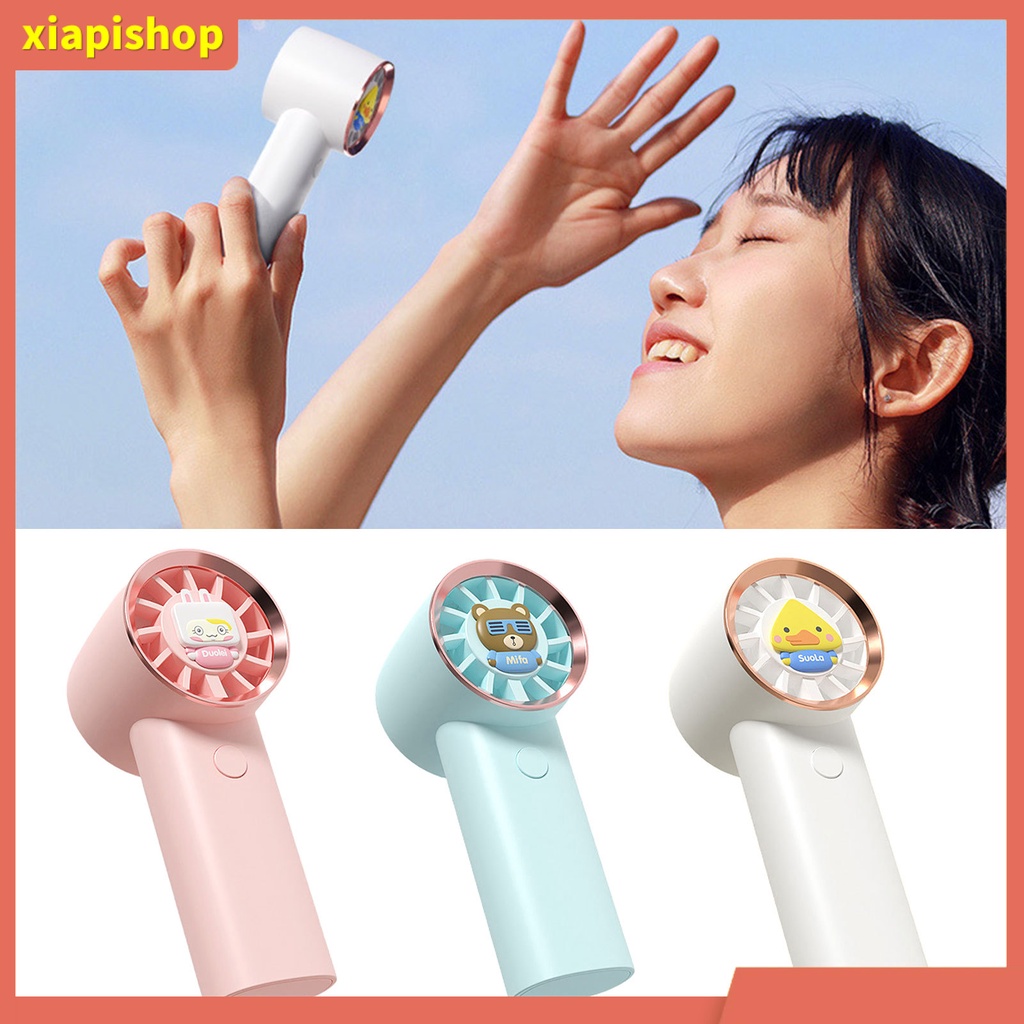 {XIAPI} พัดลมมือถือ ไร้ใบพัด ชาร์จ USB 3 เกียร์ พัดลมระบายความร้อน ตั้ง ...