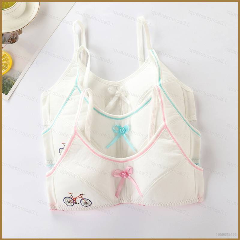 Sq3 10-16 ปี บราเด็ก ฝึกอบรม ชุดชั้นในวัยรุ่น เด็กผู้หญิง ผ้าฝ้าย นักเรียน วัยรุ่น ชุดชั้นใน QS3 ...