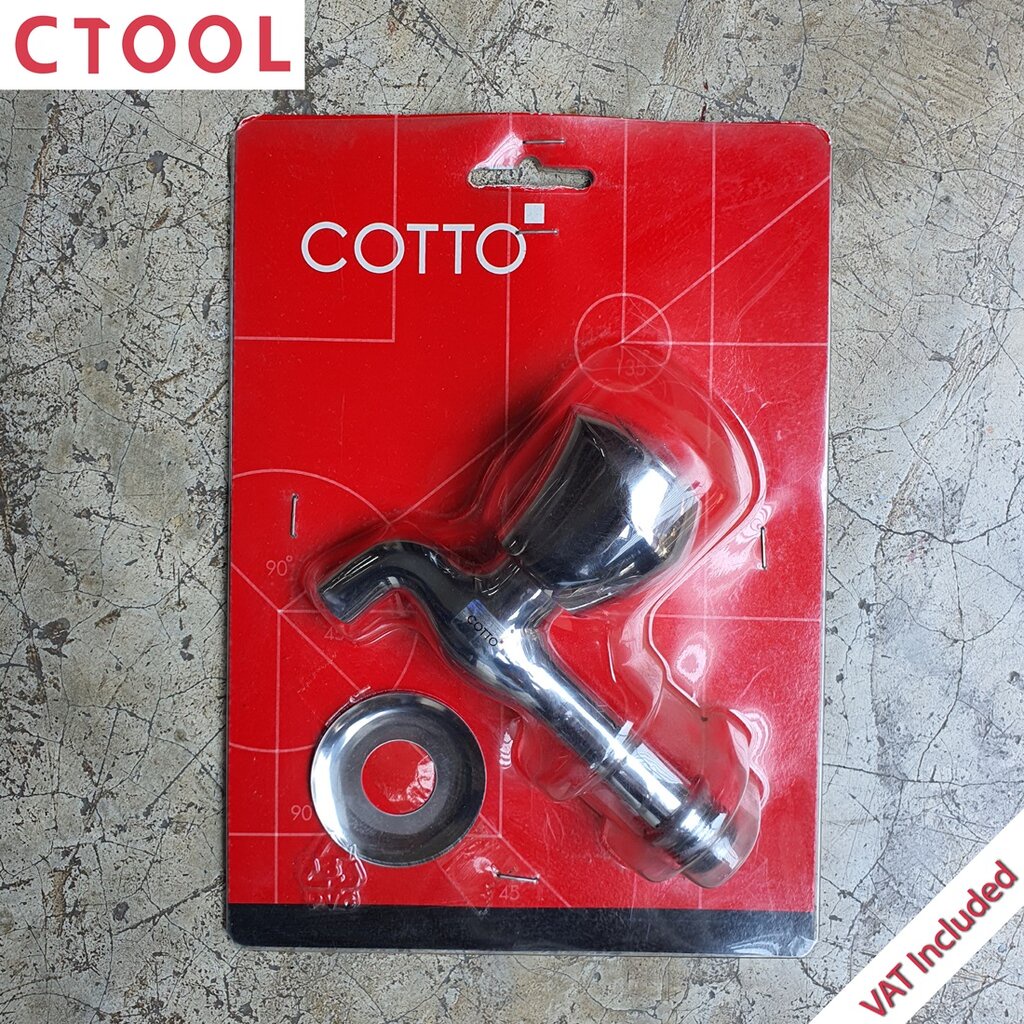 ก๊อกน้ำติดผนัง 175C11 คอยาว HM Cotto - Authentic Wall Faucet - ซีทูล Ctool hardware | Shopee ...