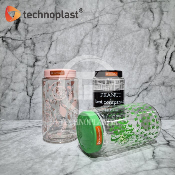 Technoplast Grande Canister ขวดพลาสติก 1280 Ml Super | Shopee Thailand