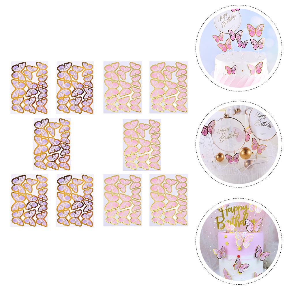 Christmas Ornaments Decor Happy Birthday Cake Rice Paper Topper Edible ...