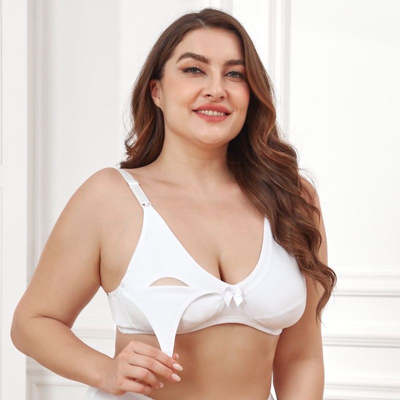 Parifairy เสื้อในให้นม เสื้อชั้นในให้นมบุตร เสื้อในไร้โครงไซส์ใหญ่ ชุดชั้นในคนท้อง 34C 36C 38C ...