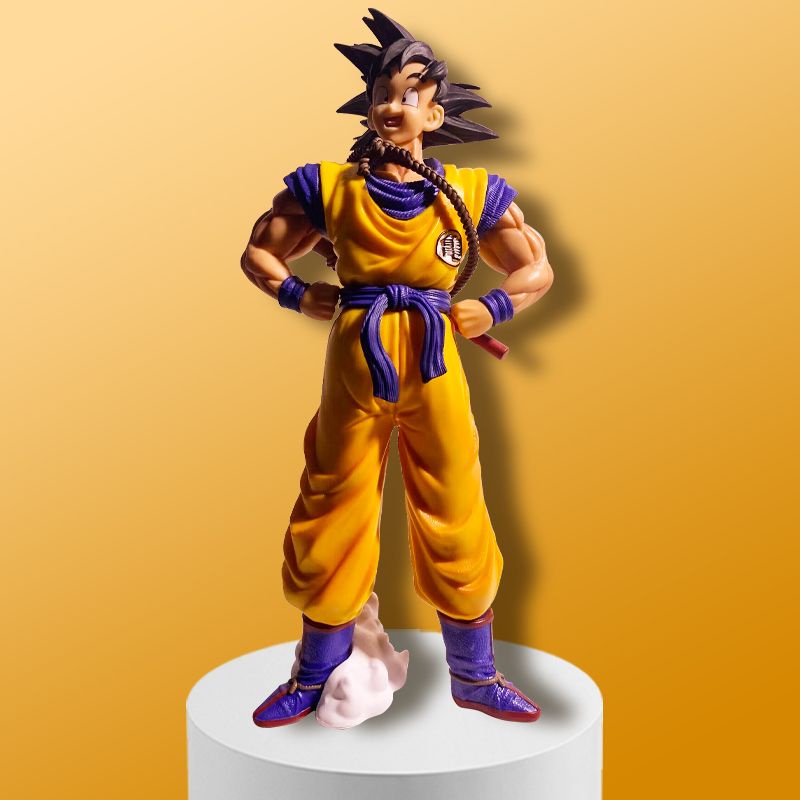 โมเดลฟิกเกอร์ Dragon Ball GK Fantasy Goku Standing Back Stick Goku ...