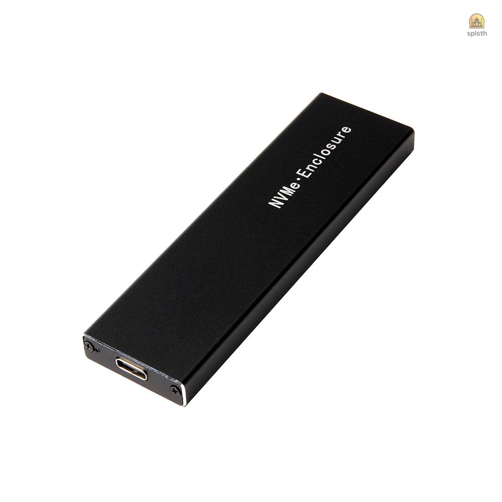 เคสฮาร์ดดิสก์ภายนอก M.2 NVMe SSD NVMe SSD Enclosure Type-C Interface M ...