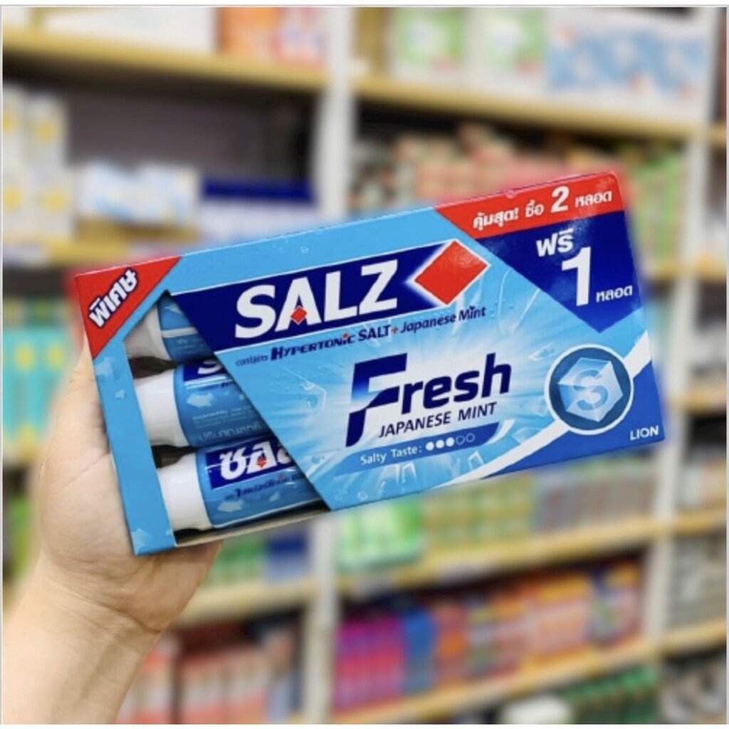 SALZ Toothpaste pack 3 ยาสีฟัน ซอลส์ รุ่นแพค 3 หลอด | Shopee Thailand