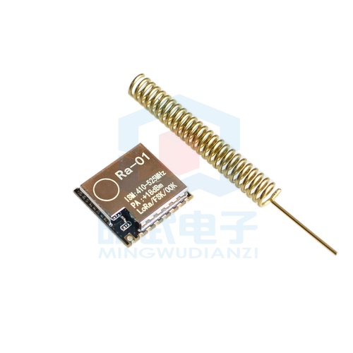 Sx1278 Lora โมดูลขยายเสียงไร้สาย 433mhz พอร์ตอนุกรม Uart อินเตอร์เฟซ Anxinke Ra 01 Shopee Thailand