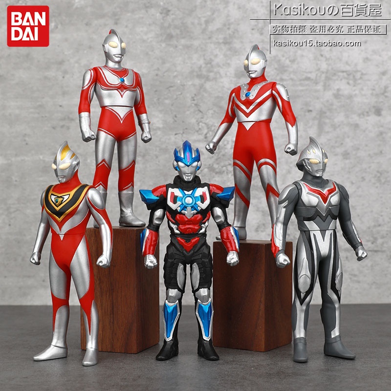 พร้อมส่ง ของแท้ ตุ๊กตายางนิ่ม Bandai Ultraman 500 Zoffie Jack Obu Nexus ...