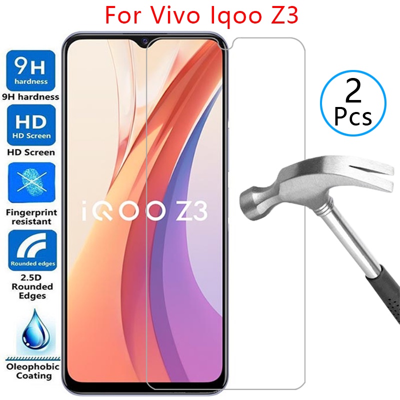 เคสโทรศัพท์มือถือกระจกนิรภัย สําหรับ vivo iqoo z3 iqooz3 z 3 3z 6.58 viv vio iqo vivoiqooz3 ...