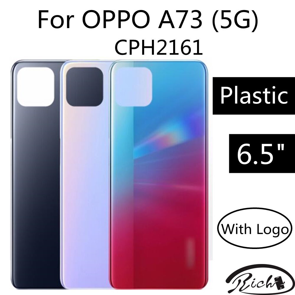 ฝาครอบแบตเตอรี่ ด้านหลัง แบบเปลี่ยน สําหรับ OPPO A73 5G CPH2161 | Shopee Thailand