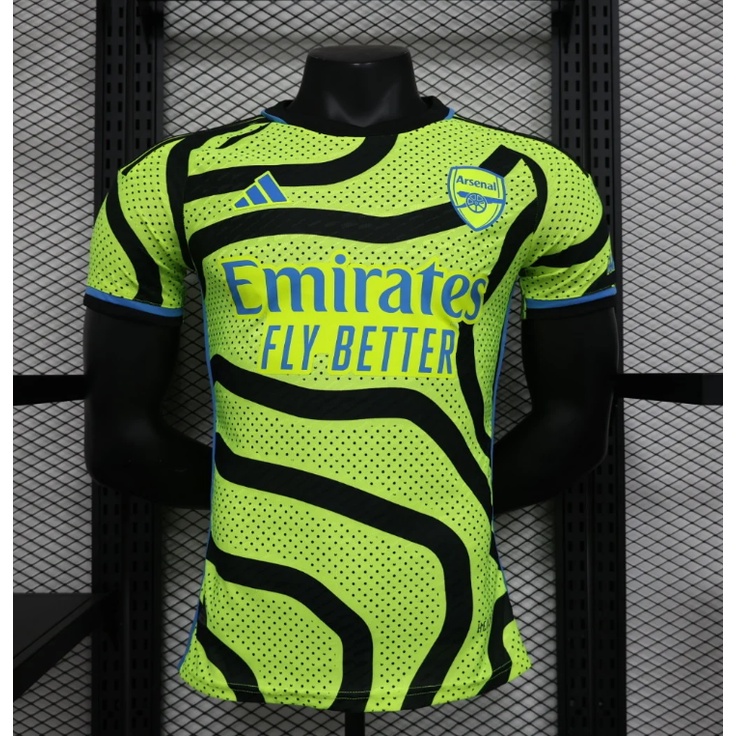 เสื้อกีฬาแขนสั้น ลายทีมชาติฟุตบอล Arsenal Away Player Edition 2324 ชุด ...