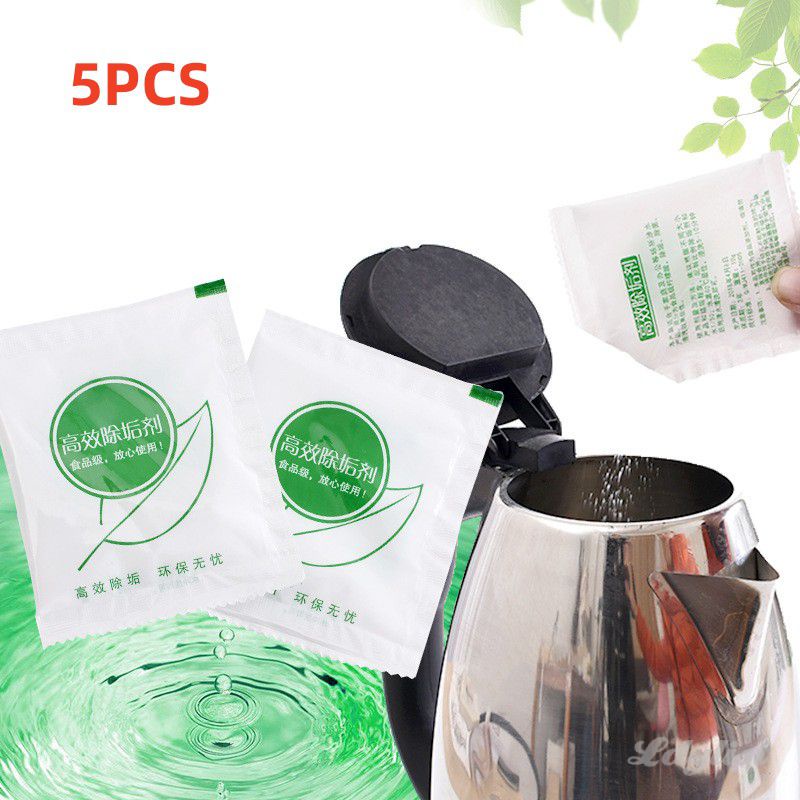 ღ 5Pcs Citric Acid Descaler Tea Scale Cleaner กาต้มน้ำไฟฟ้า Descaling ...