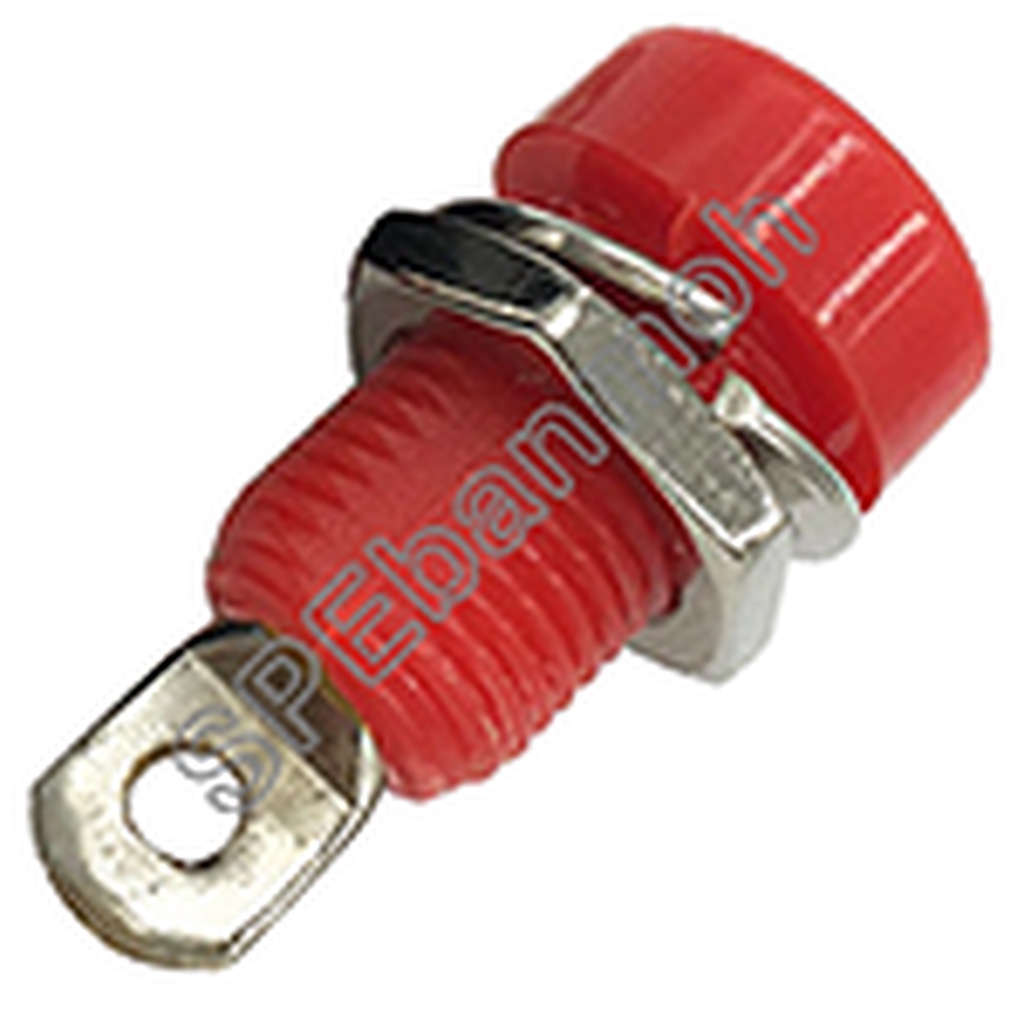 [ 5ชิ้น ] BDP-007-2 บานานาแจ็ค ติดแท่น (Banana Socket) Ø 4 mm 10A ...