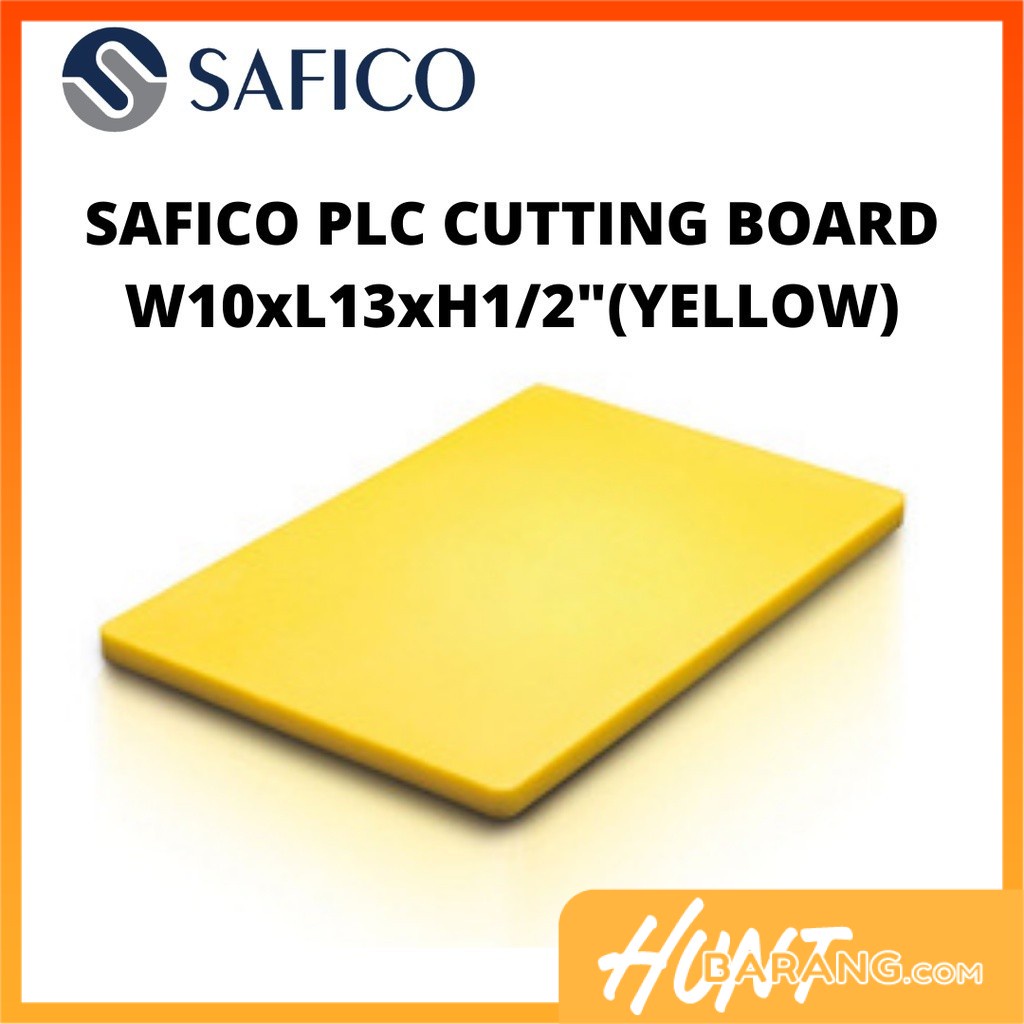 บอร์ดตัด SAFICO PLC W10xL13xH1/2 นิ้ว (สีเหลือง) | Shopee Thailand