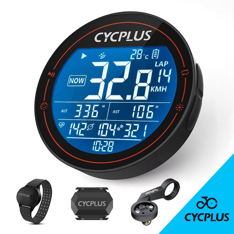 Cycplus M2 Gps เครื่องวัดความเร็วไร้สาย ANT+ เครื่องวัดระยะทาง กันน้ํา ทรงกลม สําหรับจักรยาน ...