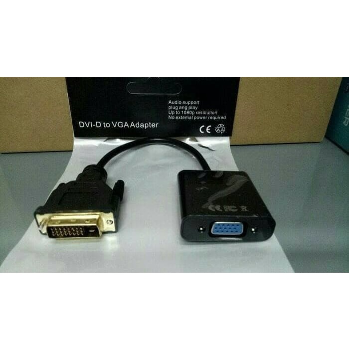 อะแดปเตอร์แปลง DVI D 24+1 MALE DUAL LINK TO VGA FEMALE/ADAPTER | Shopee ...
