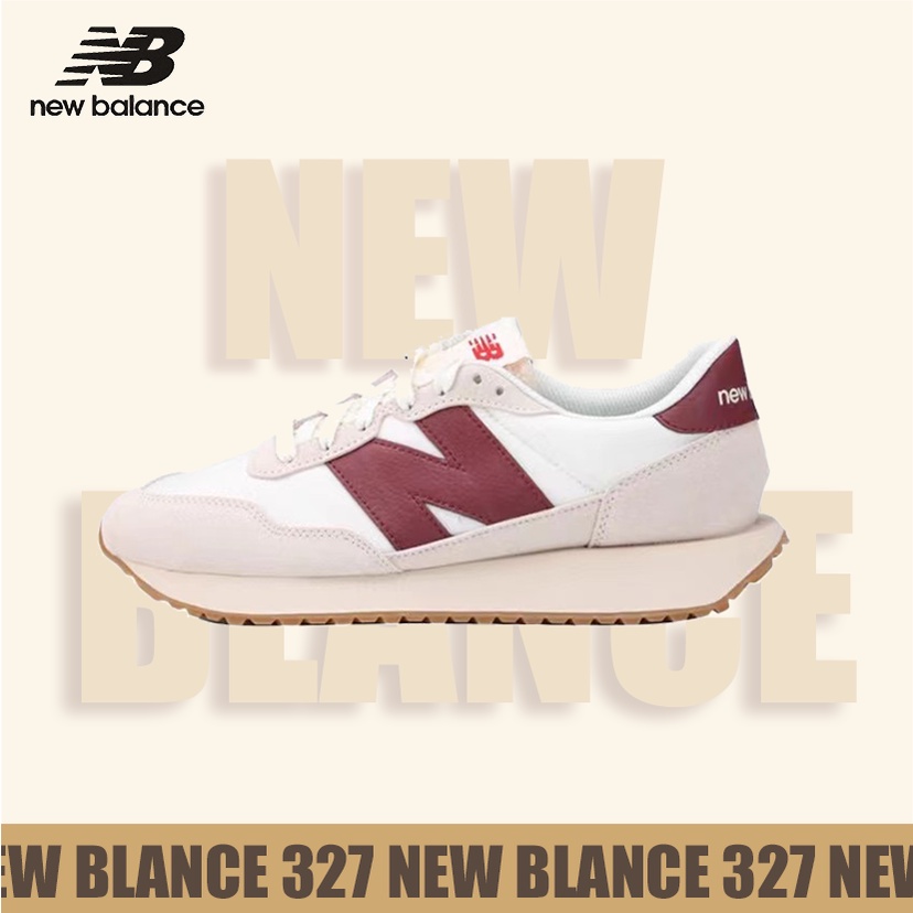 ของแท้100% New Balance 327 White red NB 327 | Shopee Thailand