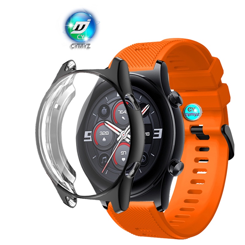 Honor Watch GS 3 GS3 GS4 GS 4 เคสป้องกัน สายซิลิโคน สายนาฬิกา HONOR ...