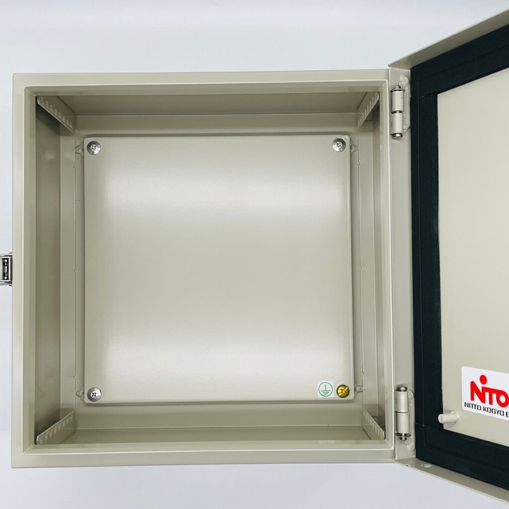 "NITTO KOGYO" CAL12-2525 SIZE : W250xH250xD120 mm. ตู้เหล็ก ตู้ไฟสวิทช์บอร์ดแบบกันฝุ่นกันน้ำ ...