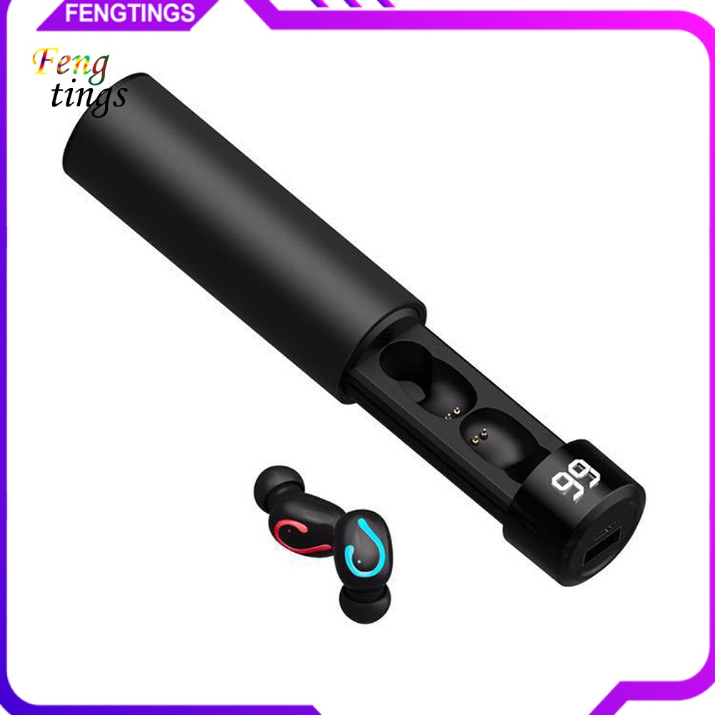 [Ft] Q67 ชุดหูฟังสเตอริโอบลูทูธไร้สาย 5.0 พร้อมกล่องชาร์จ | Shopee Thailand