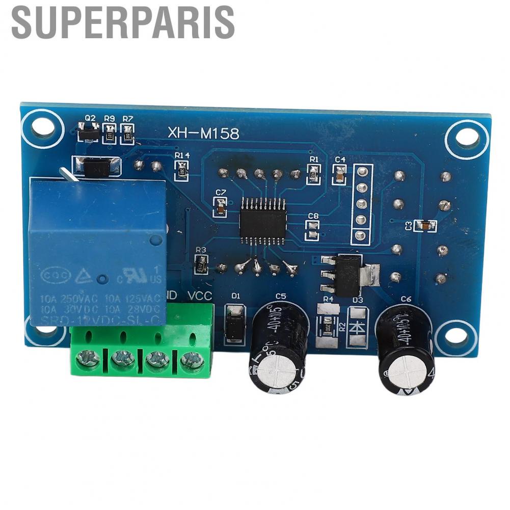 Superparis Timer Relay Module DC12V Sleeping Mode Programmable 0 To 99S ...