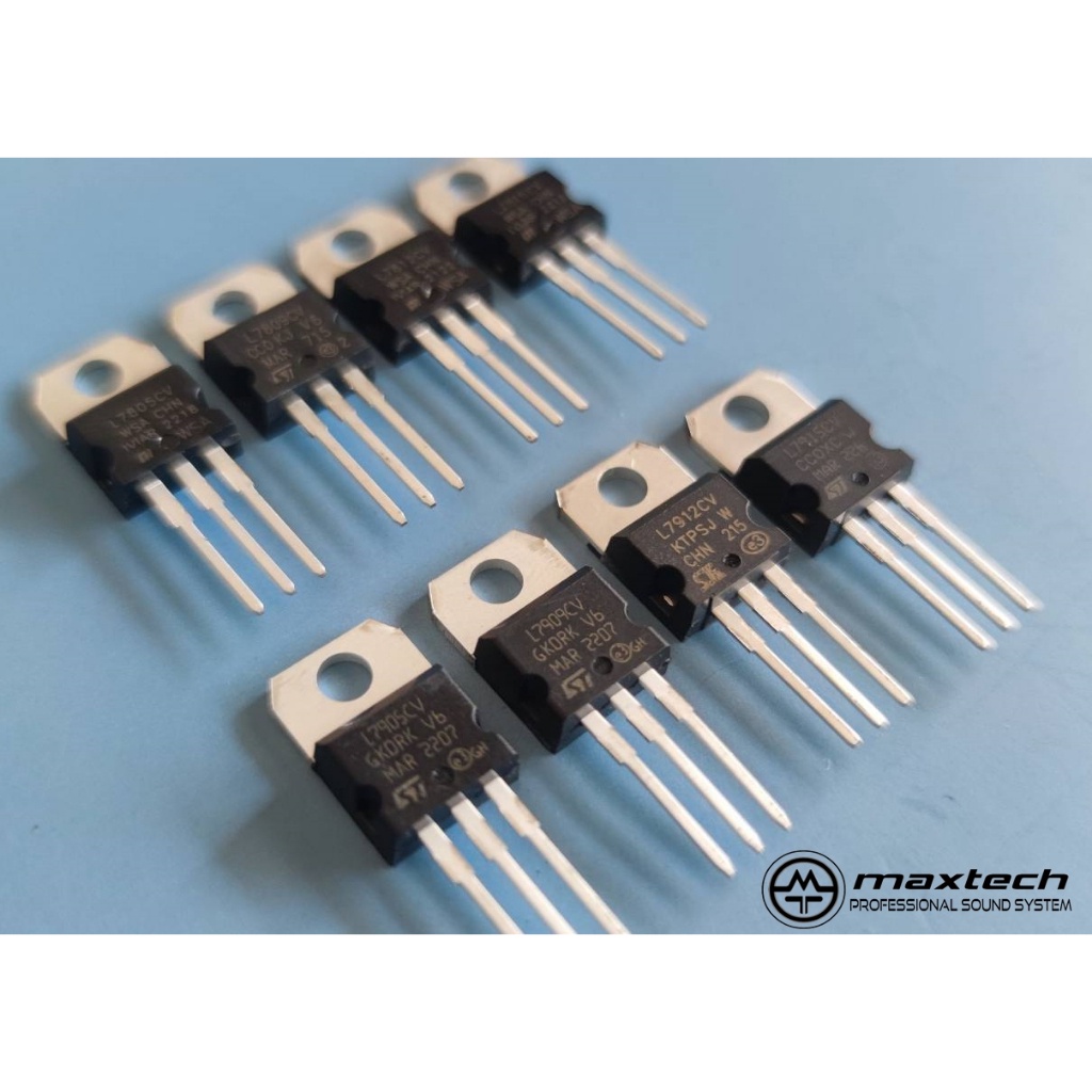 ไอซีเรกูเลเตอร์ IC Regulator L7805 7809 7812 7815 / L7905 7909 7912 ...