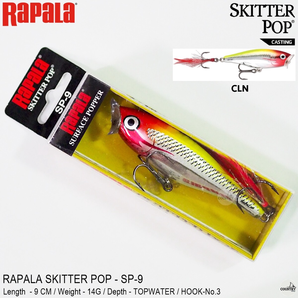 เหยื่อปลอม RAPALA SKITTER POP SP-9 | Shopee Thailand