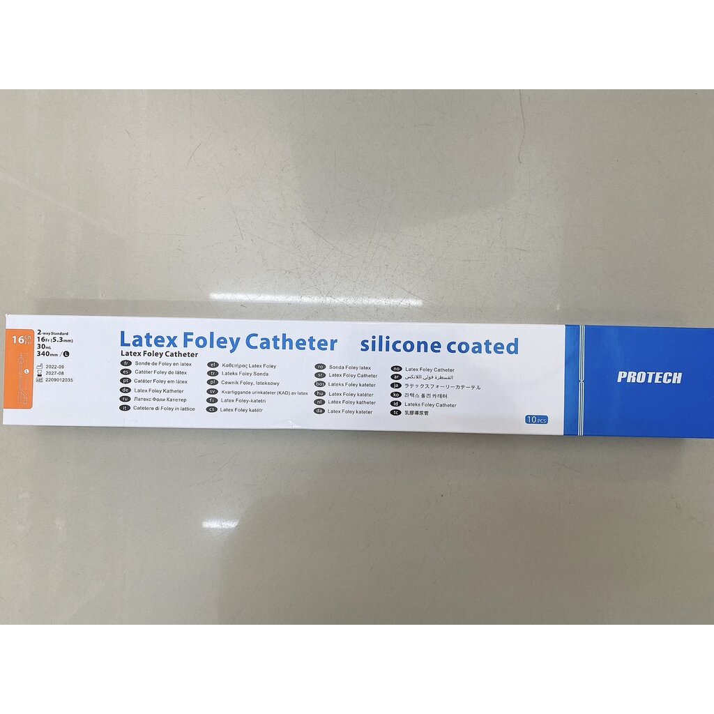 สายสวนปัสสาวะเบอร์ 16 Foley catheter no.16 กล่อง10ชิ้น | Shopee Thailand