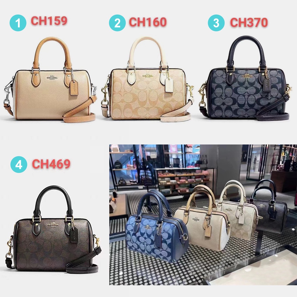 COACH ch160 ch469 ch370 ch159 MINI Rowan กระเป๋าสะพายไหล่ผู้หญิง ...