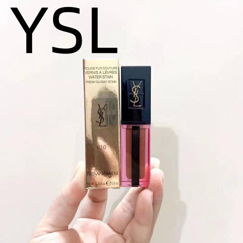 Ysl ลิปกลอส แบบกระจก ขนาด 5.9 มล. 610-613-617-618 | Shopee Thailand