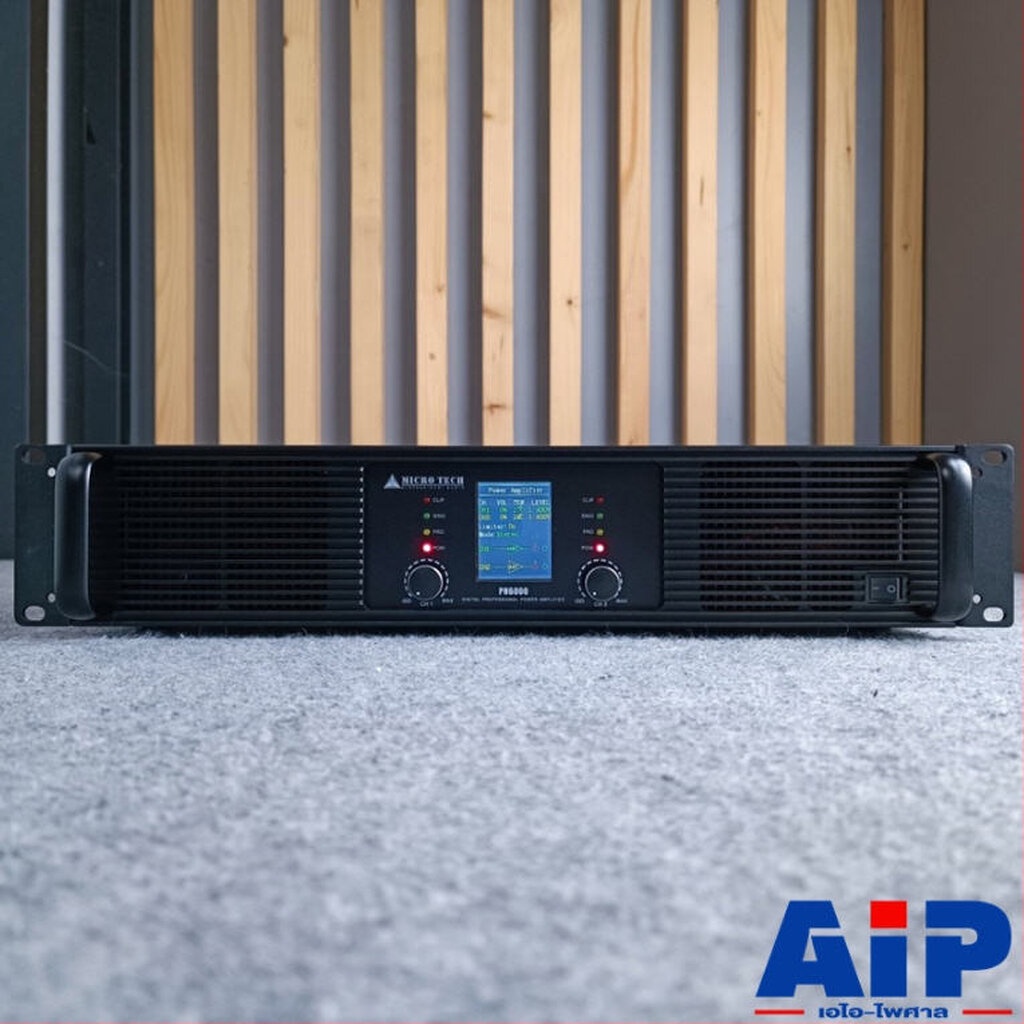 MICROTECH PH-6000 poweramp เพาเวอร์แอมป์ 2 แชนแนล คลาส H ไมโครเทค PH 6000 PH6000 MICRO TECH เอไอ ...