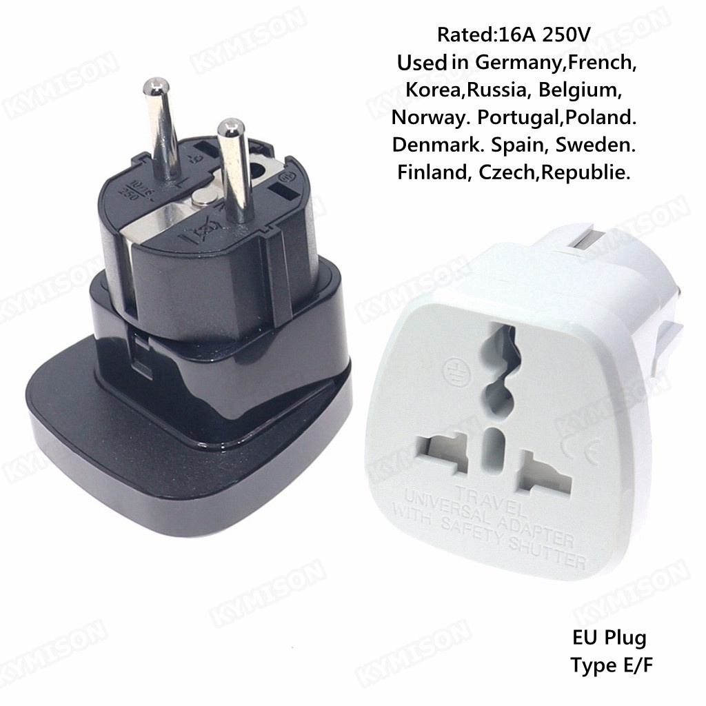Universal CE America ยุโรป Kr AU EU ถึง US UK USA ปลั๊กอะแดปเตอร์ South Africa India Adaptor ...
